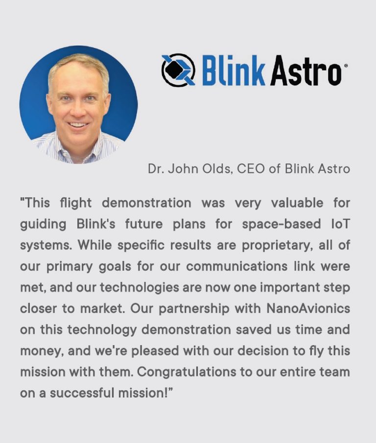 NanoAvionics Customer Success Story: Blink Gets a Space Lift - NanoAvionics